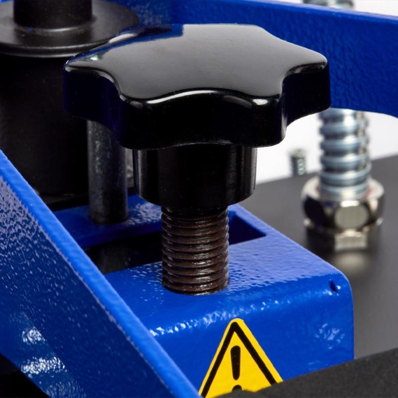 Schulze Blue Press. Heat press auto open clam | Manutech-Print