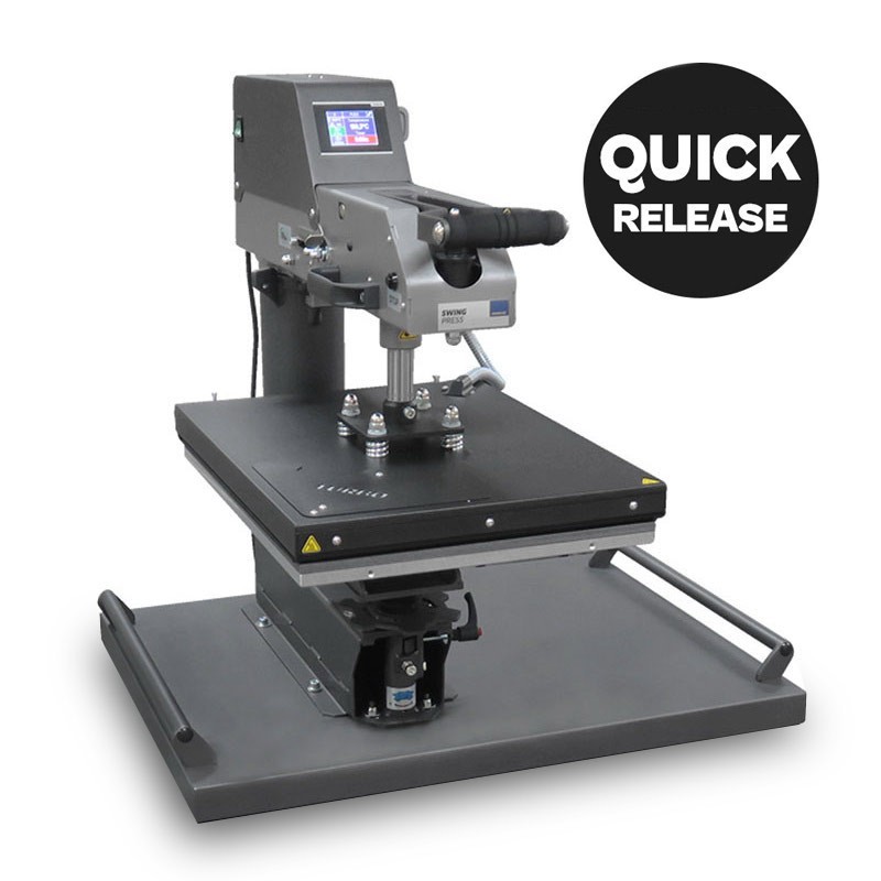 Schulze Swing Press, Heat press with pressure display | Manutech-Print