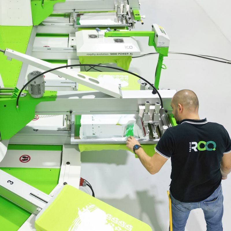 ROQ OVAL EVOLUTION | Industrial Screen Printing Press | Manutech-Print